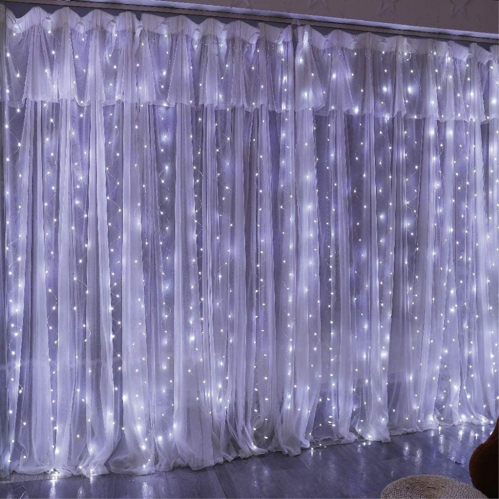 LED String Curtain Lights 3m x 3m – Serena Supplies
